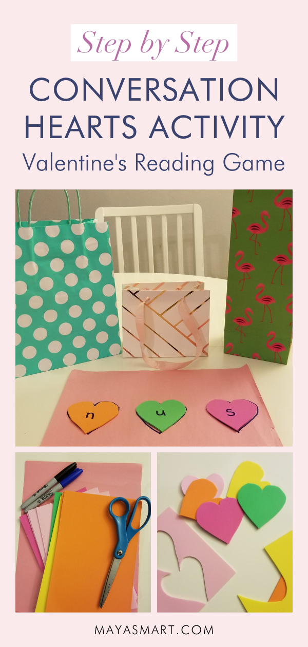 Conversation Hearts Activity: Teach Reading with this Fun Valentine's Game