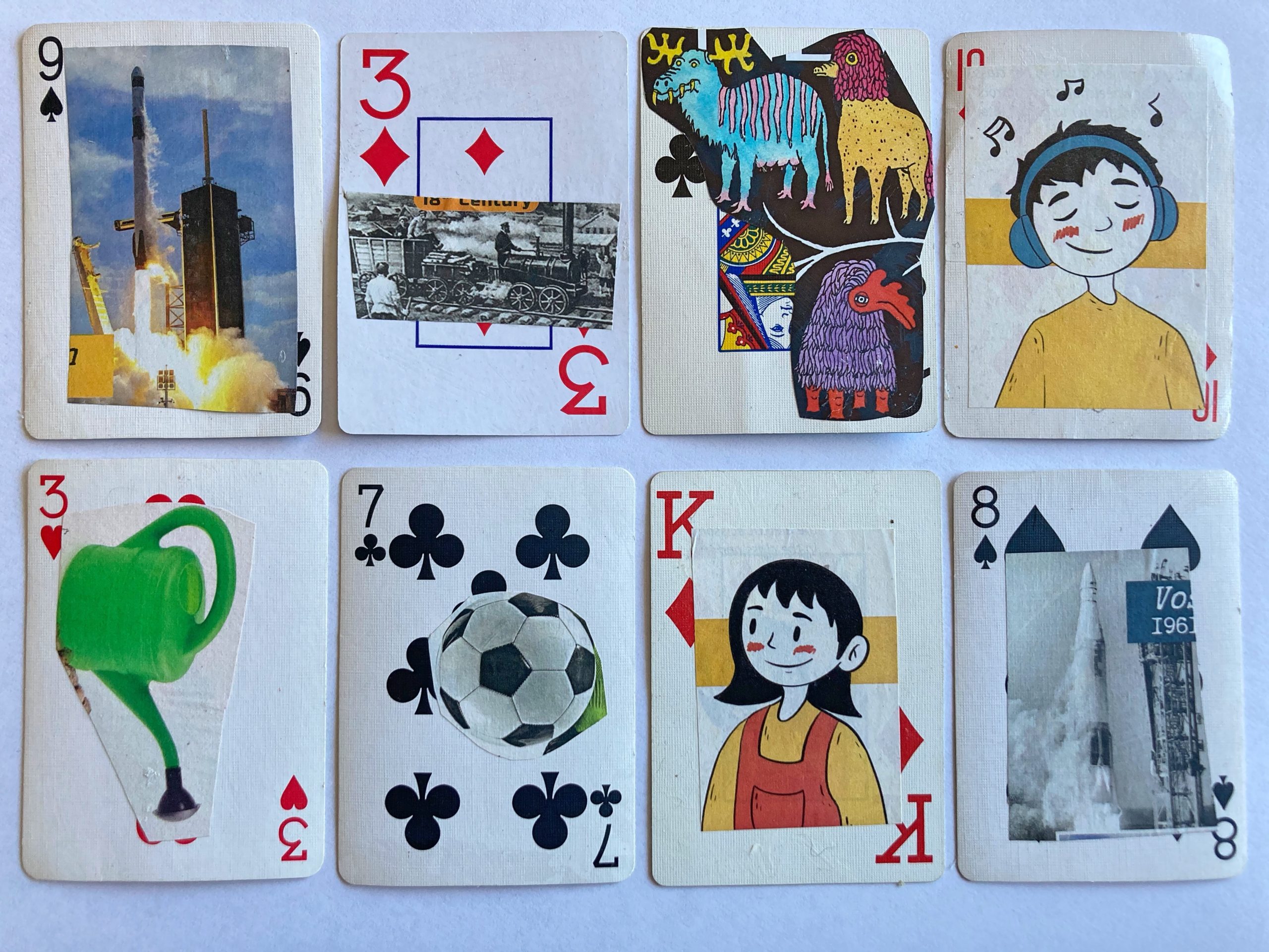 How To Upcycle Playing Cards - Awesome DIY Story Cards for Kids