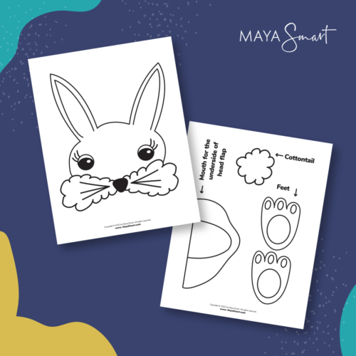 How To Make An Adorable Easter Bunny Puppet - Maya Smart