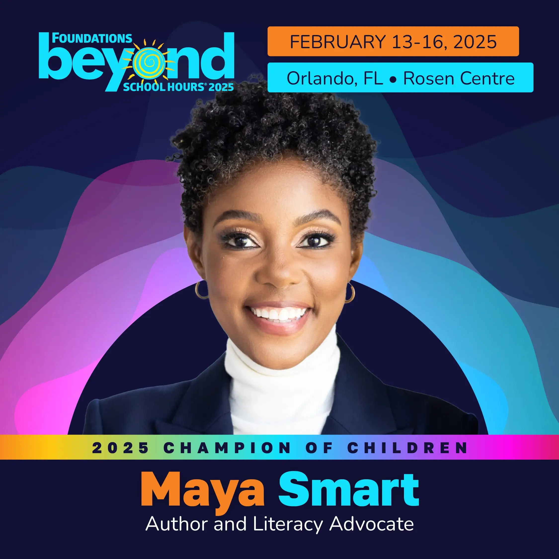 Beyond School Hours Conference and Champion of Children Award - Maya Smart